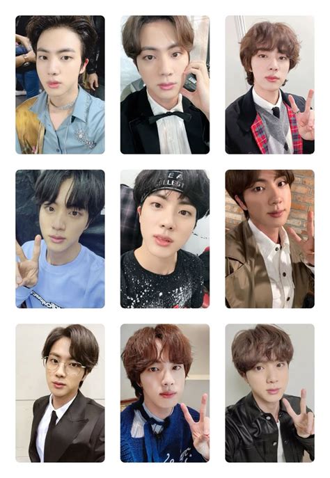 Bts Jin Photocards Set 9 Free Printable