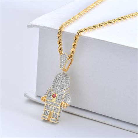 Dropship Cute Astronaut Spaceman Pendant Pendant Micro Set Zircon Hip