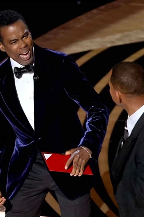 Chris Rock Reacting To Will Smith Slap At The 2022 Oscars Chris Rock