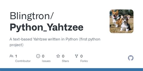 github blingtron python yahtzee a text based yahtzee written in