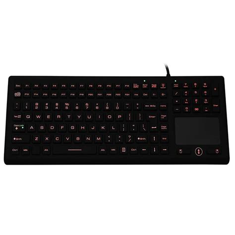 Ip68 Waterproof Backlit Keyboard Touch Keyboard Industrial Lab Medical
