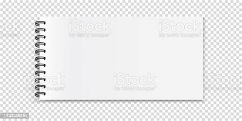 나선형 노트북 템플릿 복사 공간이 있는 빈 벡터 일러스트 레이 션 투명한 배경에서 격리 사색에 대한 스톡 벡터 아트 및 기타 이미지 Istock