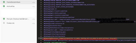 Yaml Homevstswork1a Is Empty Nothing Will Be Added To Build