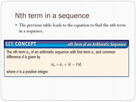 PPT Arithmetic Sequences PowerPoint Presentation Free Download ID