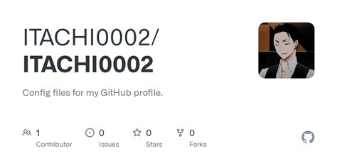 GitHub ITACHI ITACHI Config Files For My GitHub Profile