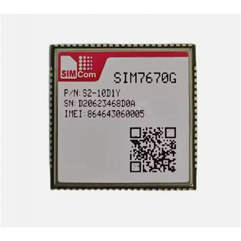 SIMCOM SIM7670G LTE Cat 1 Module