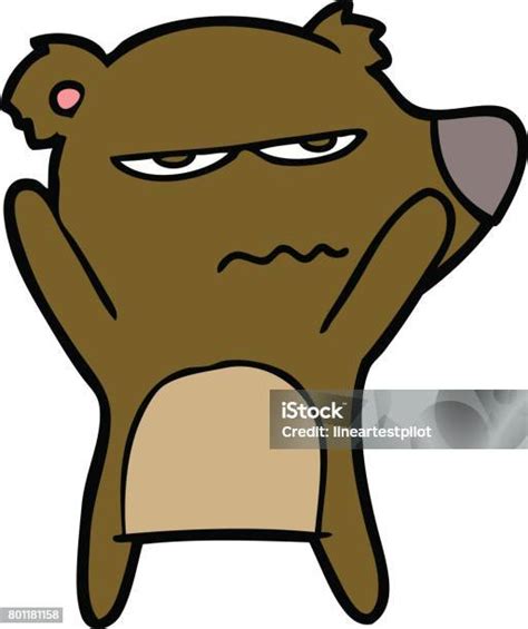 Angry 곰 말풍선이 곰에 대한 스톡 벡터 아트 및 기타 이미지 곰 귀여운 낙서 드로잉 Istock