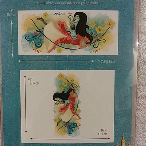 Disney Wall Decor Disney Princess Elena Of Avalor Jumbo Wall Decal
