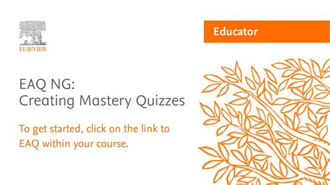 Elsevier Adaptive Quizzing Next Generation Eaq Ng Quizzes 1
