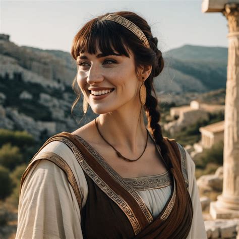 Times Of Troyan War Beautiful Ancient Greek Femal Ai Art