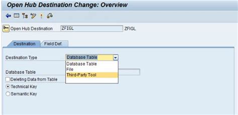 Open Hub Destinationthird Party Tool As Destinati Sap Community