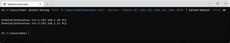 Powershell Rechercher Une Chaîne De Caractères Avec Select String