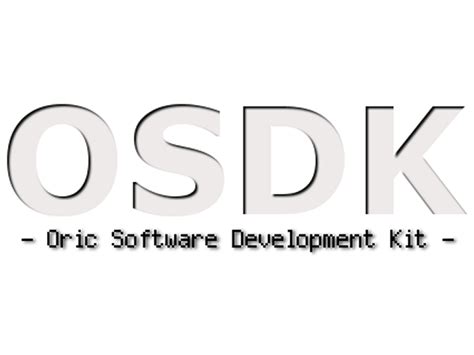 osdk oric software development kit by defenceforce