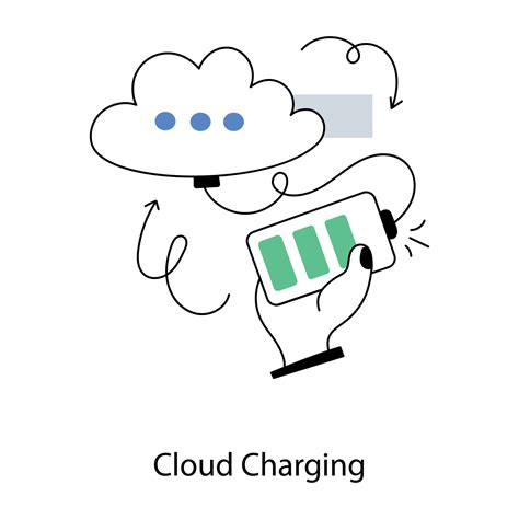 Trendy Cloud Charging Vector Art At Vecteezy
