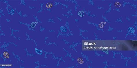 벡터 완벽 한 패턴 의 라인 아트 열대 바다 요소 조개 불가사리 해양 생물의 낙서 스크랩북 카드 장식 디자인에 대 한 바다 장식 바다 생물 해양 일러스트레이션 깊은에 대한