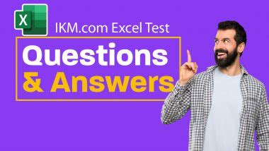 IKM Excel Assessment Test Questions And Answers Practice Assessment Tests