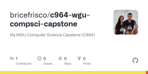 github bricefrisco c964 wgu compsci capstone my wgu computer science
