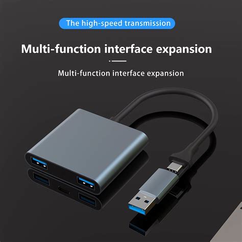Buy Wholesale China 4 Port Type C To Usb3 0 4 Hub For Tablet Computers Macbook Laptops Docking