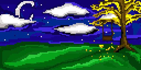 Moon Pixel Art