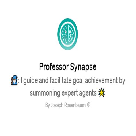 Professor Synapse On GPT Review The World S Largest Most Trusted Source On GPTs