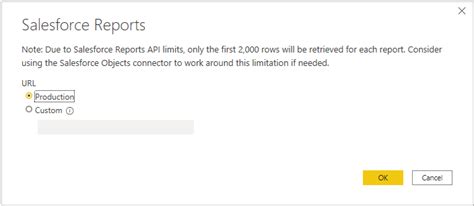Power Query Salesforce Reports Connector Power Query Microsoft Learn