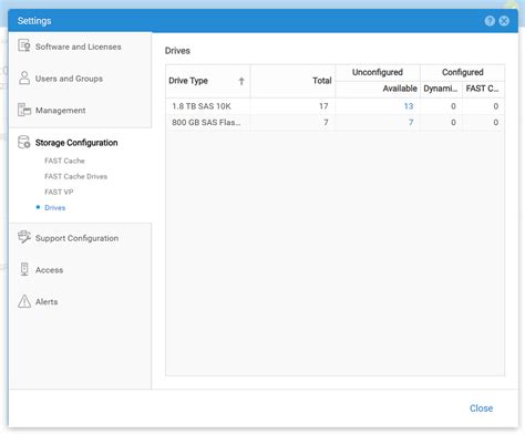 Unity XT System Drive DELL Technologies