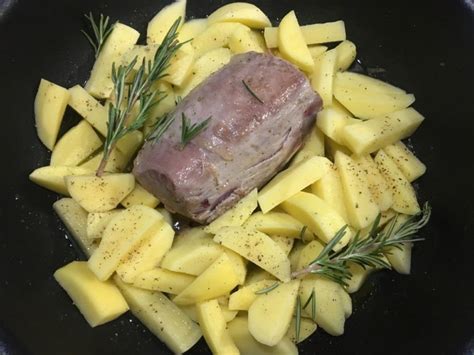 FILETTO DI MAIALE E PATATE IN PADELLA Silvia Rosmarino