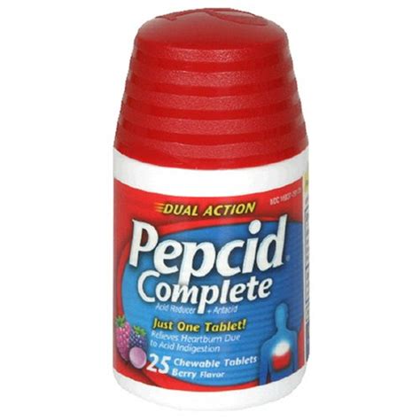 Buy Pepcid Complete Acid Reducer Antacid Chewable Tablets For