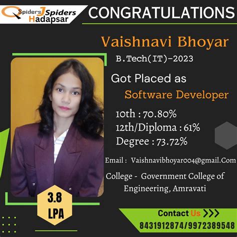 Gotjob Placement Success Qspiders Pune Placements Opportunity