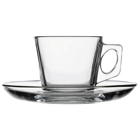 Espressotassen Mit Unterteller Set 80 Ml Glas