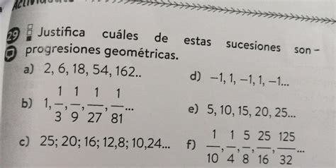 Progresiones Geométricas Por Favor Brainlylat