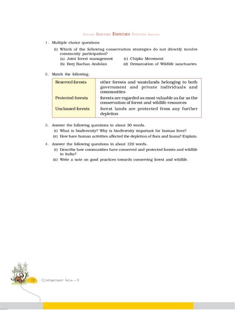 NCERT Book Class 10 Social Science Chapter 2 Forest And Wildlife