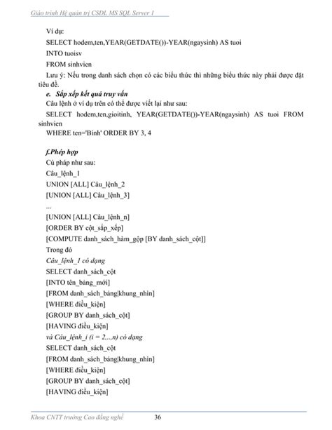 Gt He Quan Tri Csdl Ms Sql Server PDF