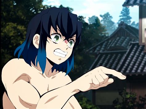 Inosuke Hashibira Slayer Anime Anime Demon
