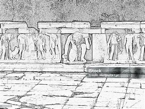 고 대 그리스 탐험해보자입니다 아테네 아크로폴리스 아테네 그리스입니다 Dionysus Eleuthereus 극장의 무대의 일부