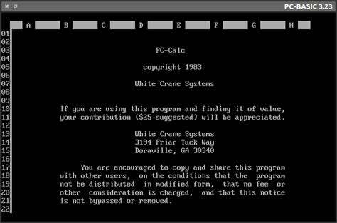 Pc Basic A Gw Basic Emulator Download