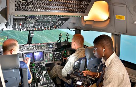 445 Aw Holds Ribbon Cutting Ceremony For C 17 Simulator Training