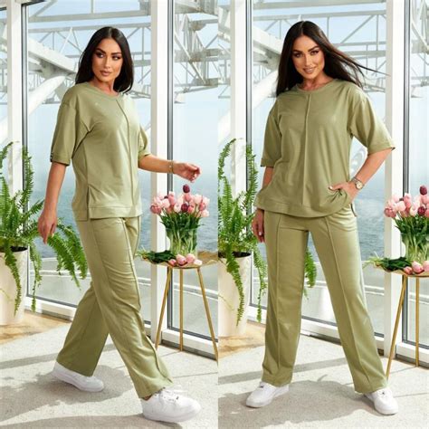 Жіночий літний прогулянковий костюм — ціна 754 грн у каталозі Брючні костюми Купити жіночі речі