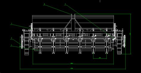 亚高速玉米精量播种机autocad 2018模型图纸下载 懒石网