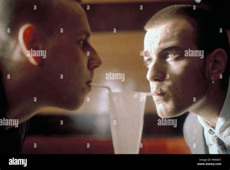 Film Still From Trainspotting Ewen Bremner Ewan Mcgregor 1996 © 1996 Miramax Photo Credit