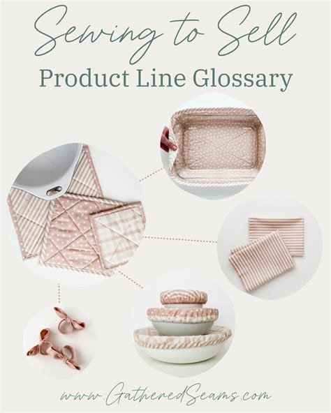 Product Line Glossary Gathered Seams