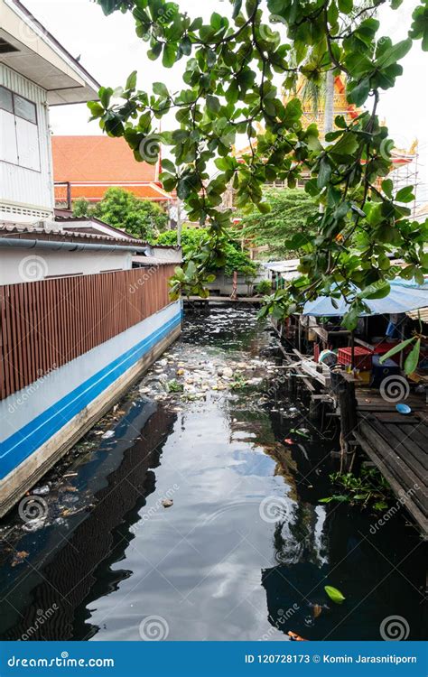 Garbage In The Canal Stock Image Image Of Dump Bottle 120728173