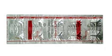 Controlled Release Sodium Valproate Valproic Acid Tablets 500 Mg At