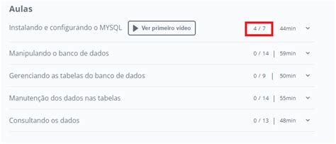 Bug Ao Finalizar O Curso Sql Com Mysql Manipule E Consulte Dados