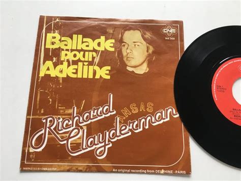 Sp Richard Clayderman Ballade Pour Adeline Press 1977 NM NM