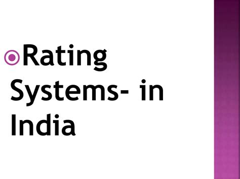 RATING SYSTEMS IGBC GRIHA LEED Pptx