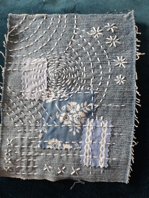 Sashiko Boro Inspired Patch Artofit