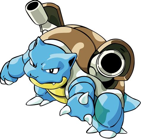 Blastoise Pokemon Cannon Arm Water Type Shell Defense Starter