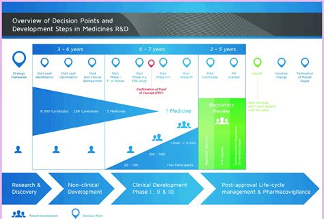 Overview Of Decision Points And Development Steps In Medicines