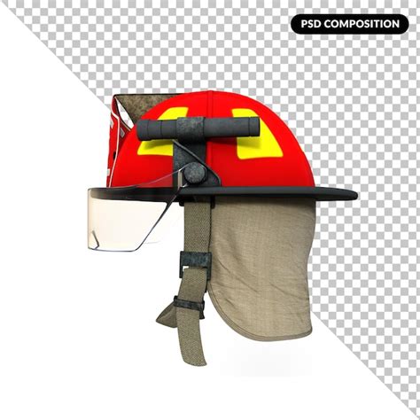 Premium Psd Firefighter S Uniform Isolated 3d Rendering